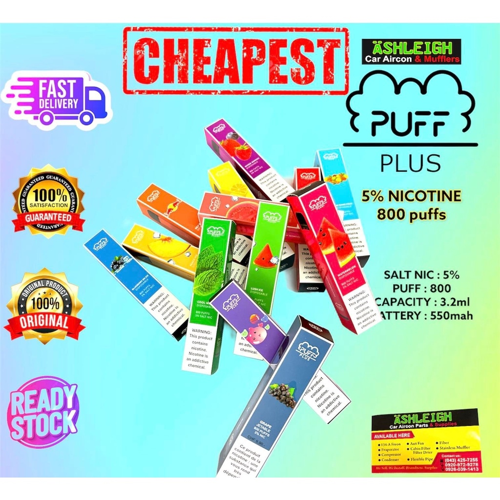 Puff Plus LUSH ICE smoke vapers full set（800 Puffs)Disposable pod ...