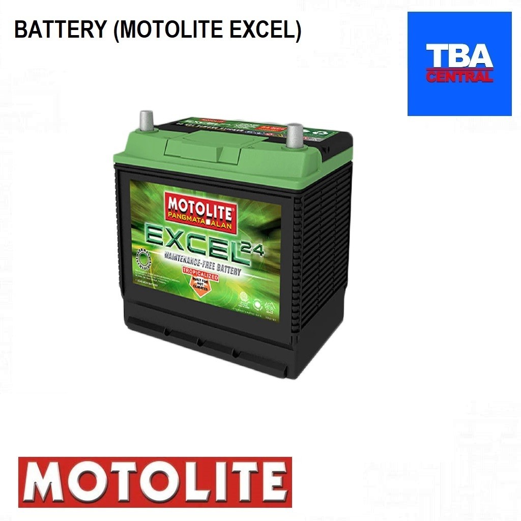 Motolite Excel Maintenance Free Batteries 24 | Lazada PH