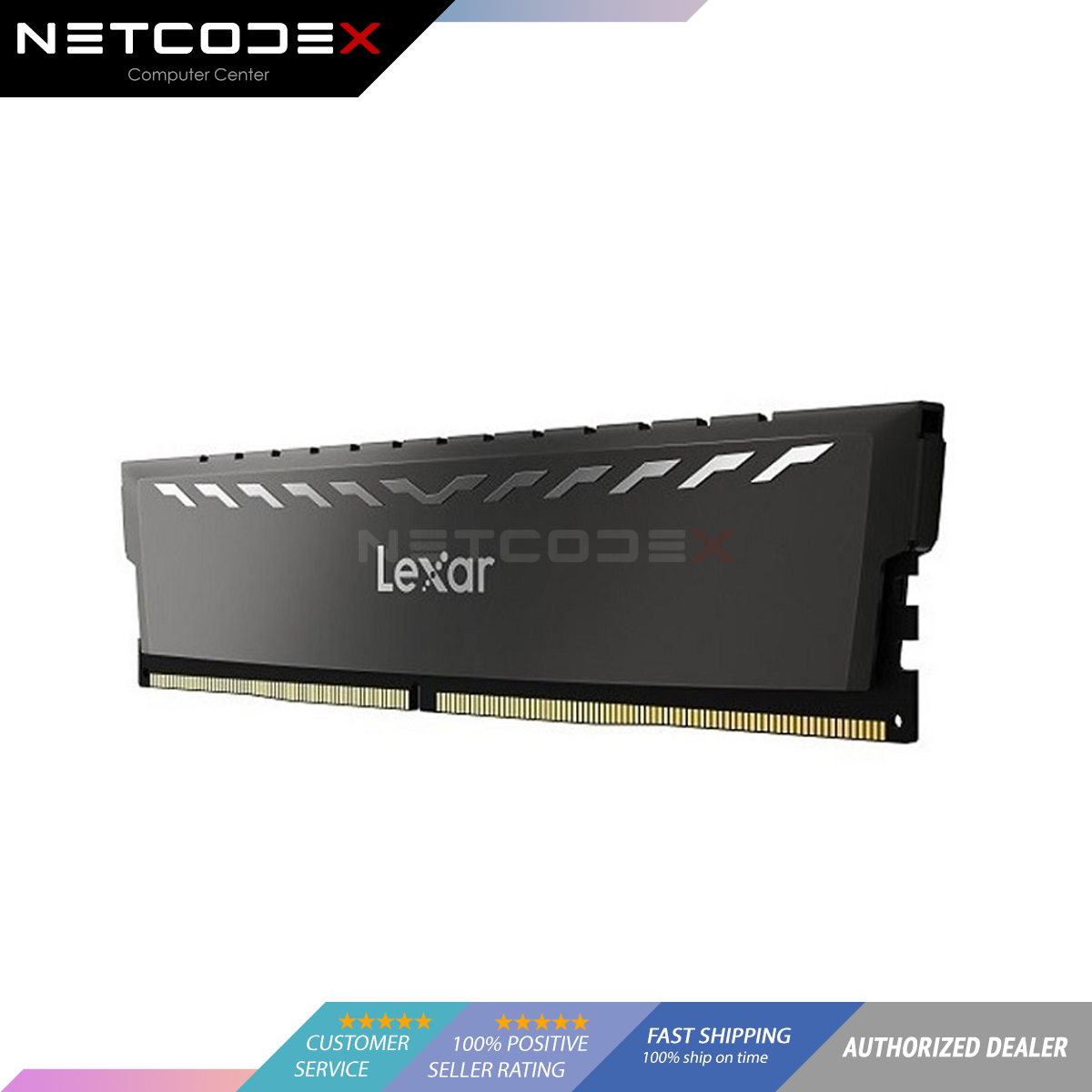 Lexar Thor 8GB CL16 3200mhz Desktop RAM w/ Heatsink - LD4BU008G-R3200GSXG | Lazada PH