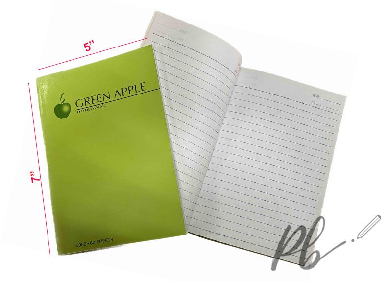 !!BARGAIN!! Cattleya / Green Apple / Blue Feather Notebook (5x7, 6x8 1/ ...