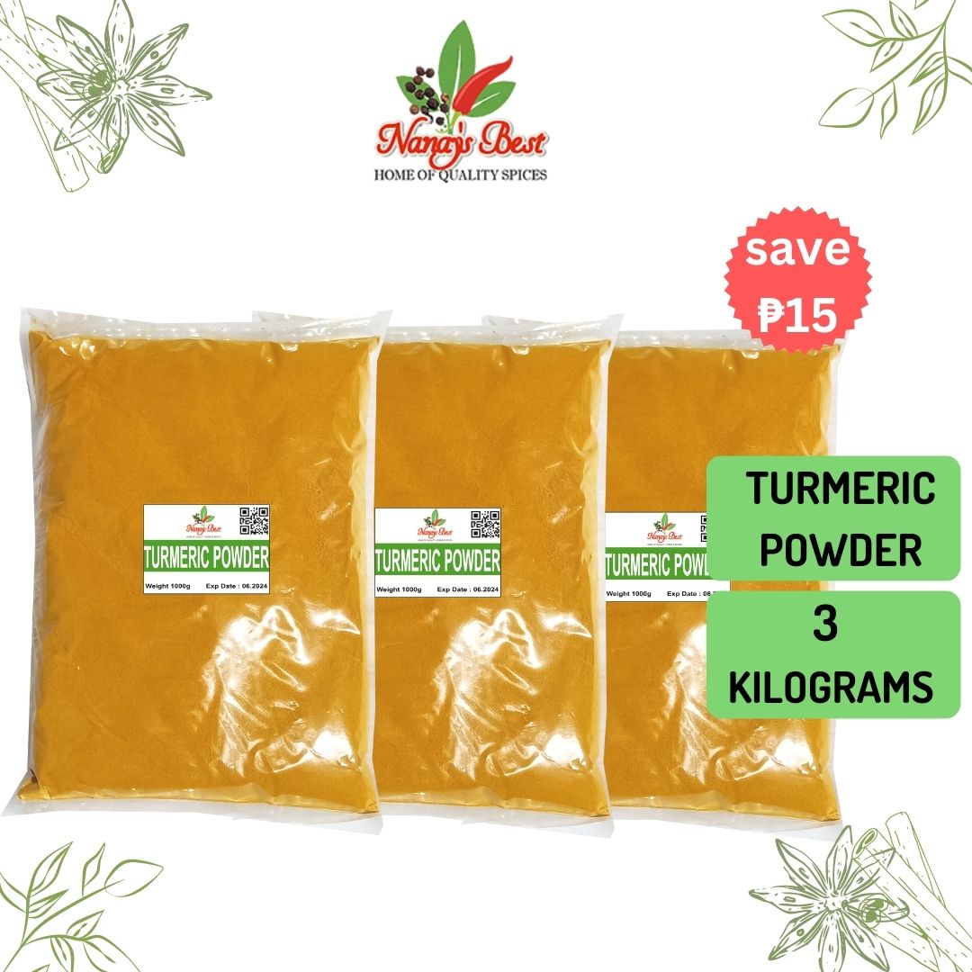 NanaysBest Turmeric Powder 3 Kilo - 3000 grams | Lazada PH