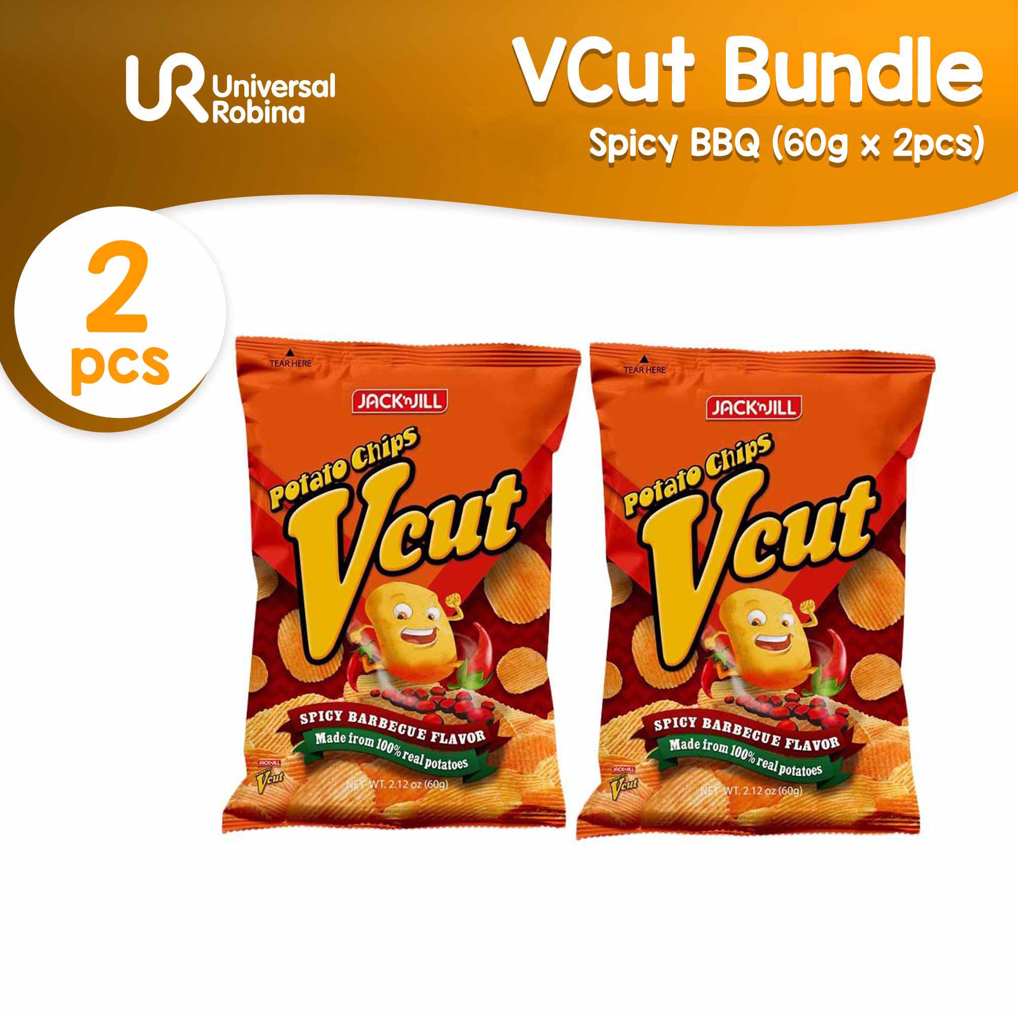 VCut Spicy Bbq 60G (Buddy Size) - Pack Of 2 | Lazada PH