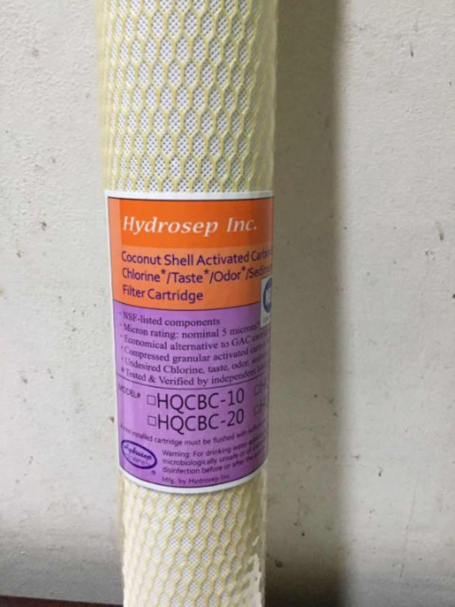 Hydrosep Carbon Block Filter CTO 20'' SL | Lazada PH