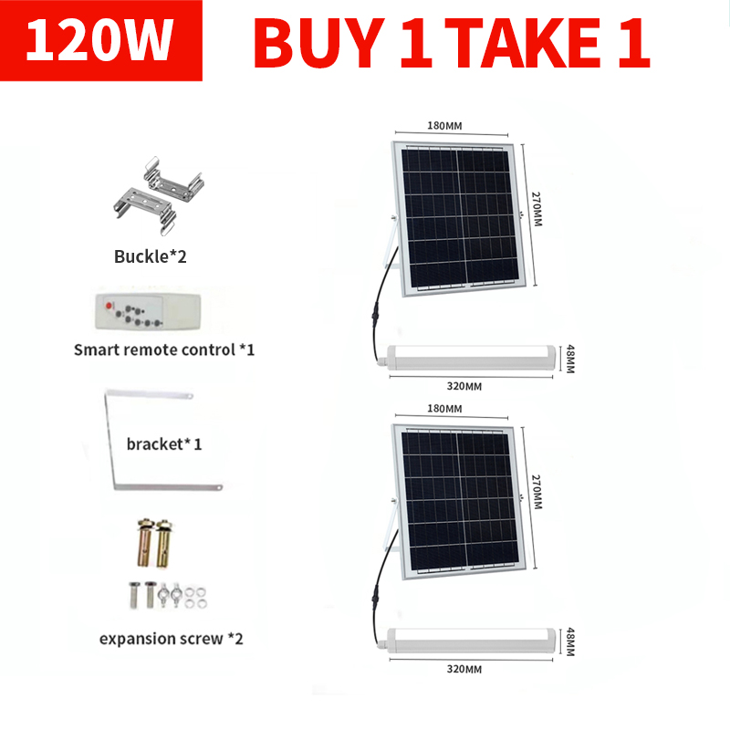Solar lamp 120W 250W Solar Fluorescent lamp IP67 Waterproof solar ...