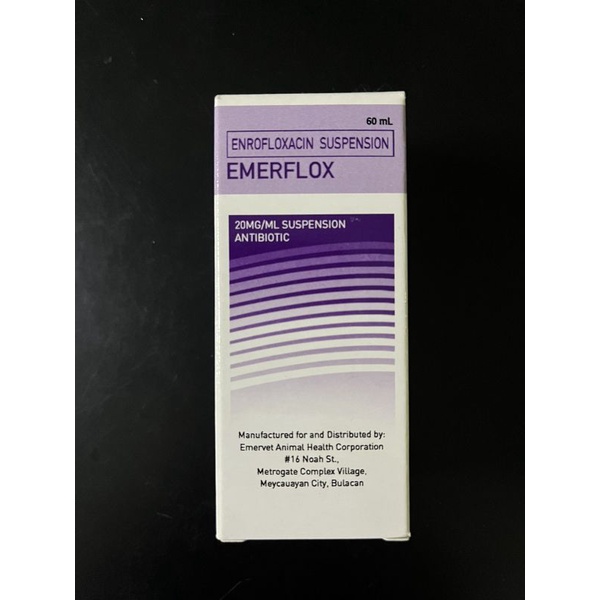 Emerflox Enrofloxacin 60ml | Lazada PH