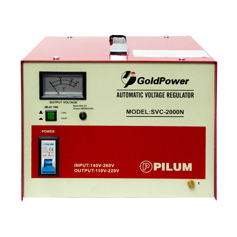 GoldPower SVC-2000N Automatic Voltage Regulator 2000 watts AVR with Time Delay | Lazada PH