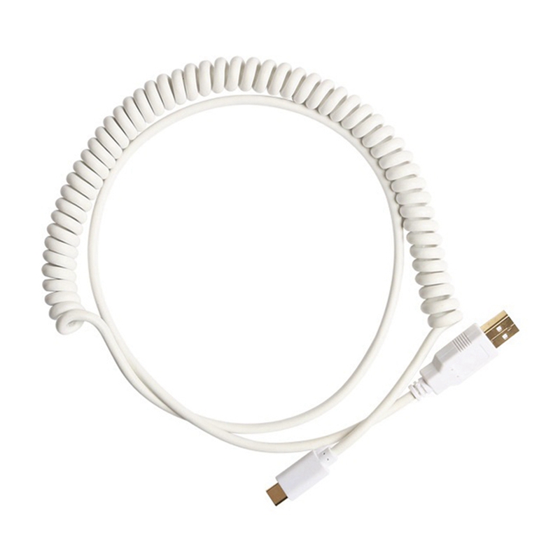 Coiled Cable Type C Wire Mechanical Keyboard GH60 USB C Cable Type C ...