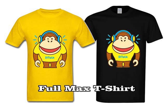 51talk full max design shirt | Lazada PH