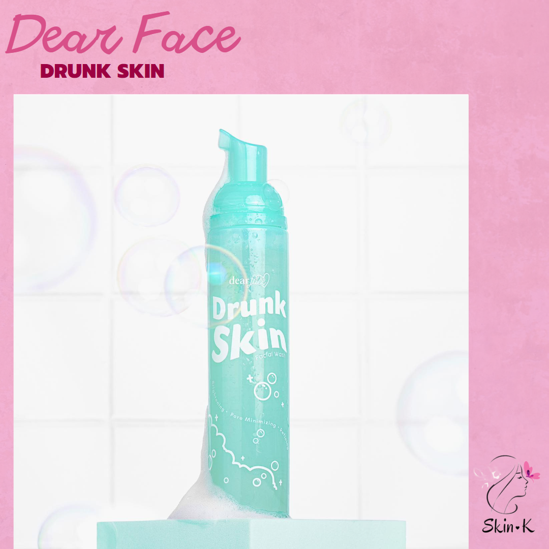 DEAR FACE Drunk Skin Facial Foam Facial wash | Lazada PH