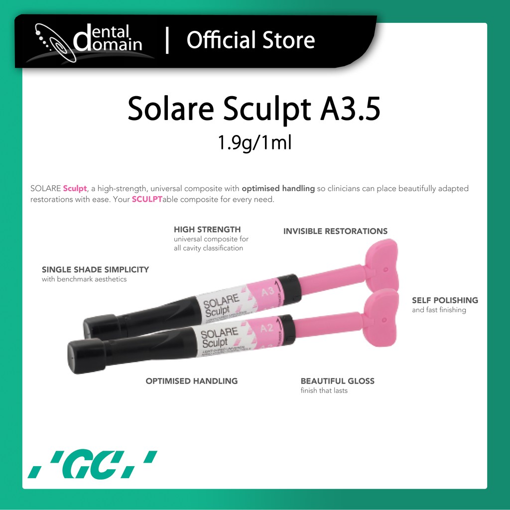 GC Solare Sculpt Composite #Dental Domain Corporation #GC | Lazada PH