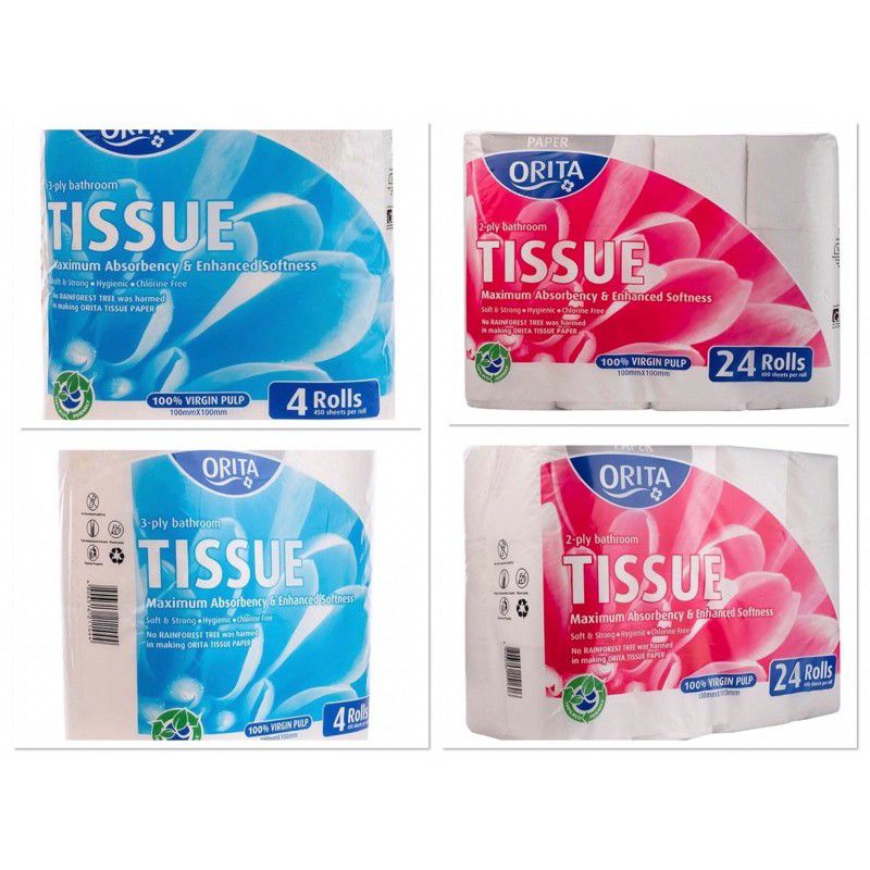 Orita Tissue Paper 100% Virgin Pulp | Lazada PH
