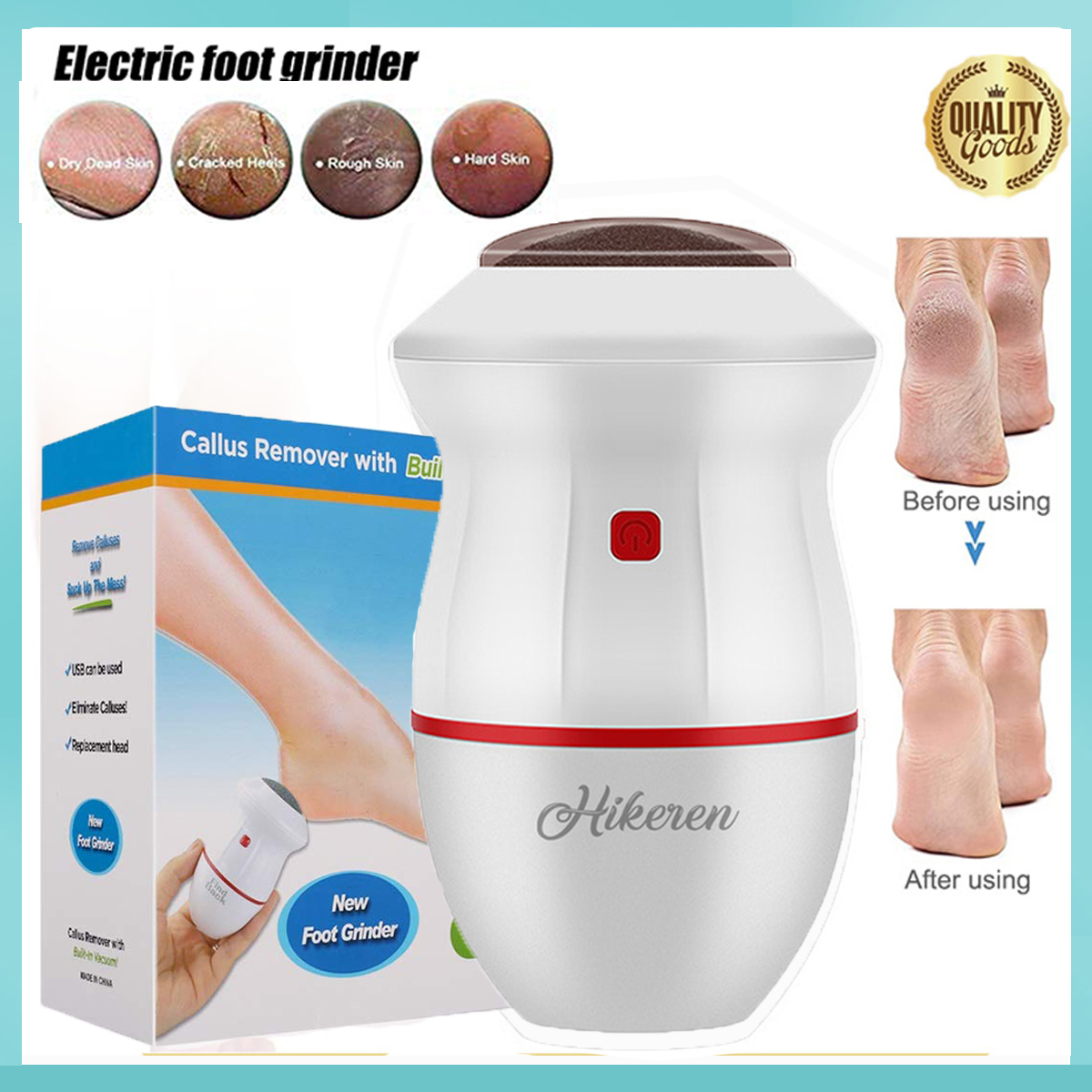 【Local seller】Electric Foot Grinder Pedicure Tools Foot File Care Tool ...