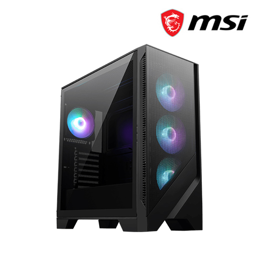 MSI MAG FORGE 320R AIRFLOW PC Case - Mid Tower / Tempered Glass Side ...