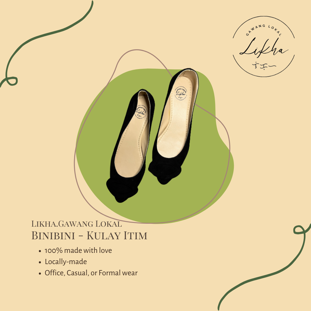 BINIBINI by Likha - Gawang Lokal | Kulay Itim | Basic Flats / Ballet ...