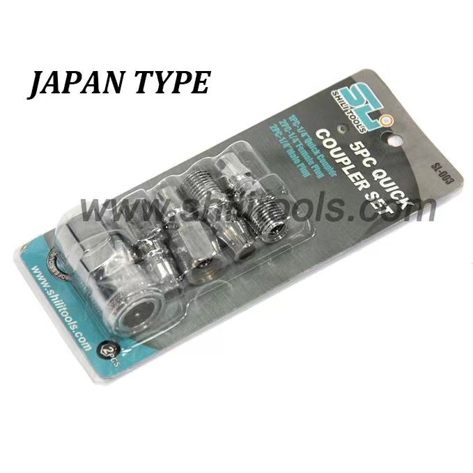 CLAW 5Pcs 1/4" Air Line Hose Compressor Fitting Coupler Quick Release ...