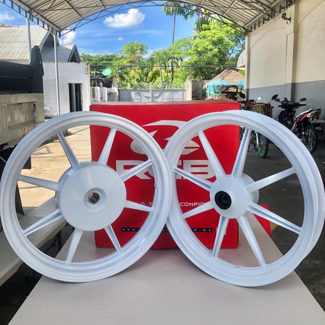 Racing Boy Mags RB8 4 holes For Honda Click 125 V1/V2 FRONT-1.85X14 ...