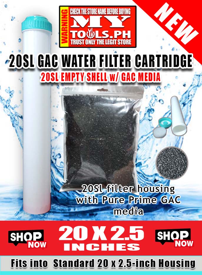 20SL GAC Filter Cartridge 20X2.5 inches | Lazada PH