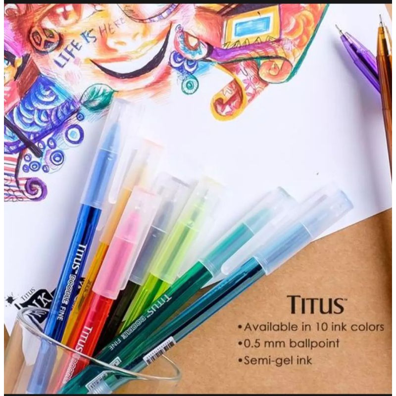 Titus Doodle Fine Ballpen 0.5mm | Lazada PH