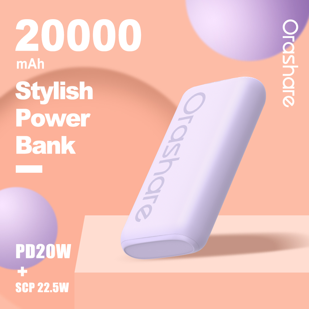 Orashare O20Pro 20000mAh Powerbank 22.5W QC 3.0 Super Fast Charging ...