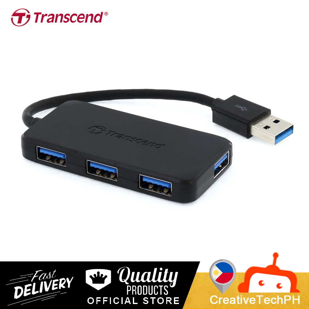 Transcend TS-HUB2K 4 Ports USB 3.0 Hub | Lazada PH