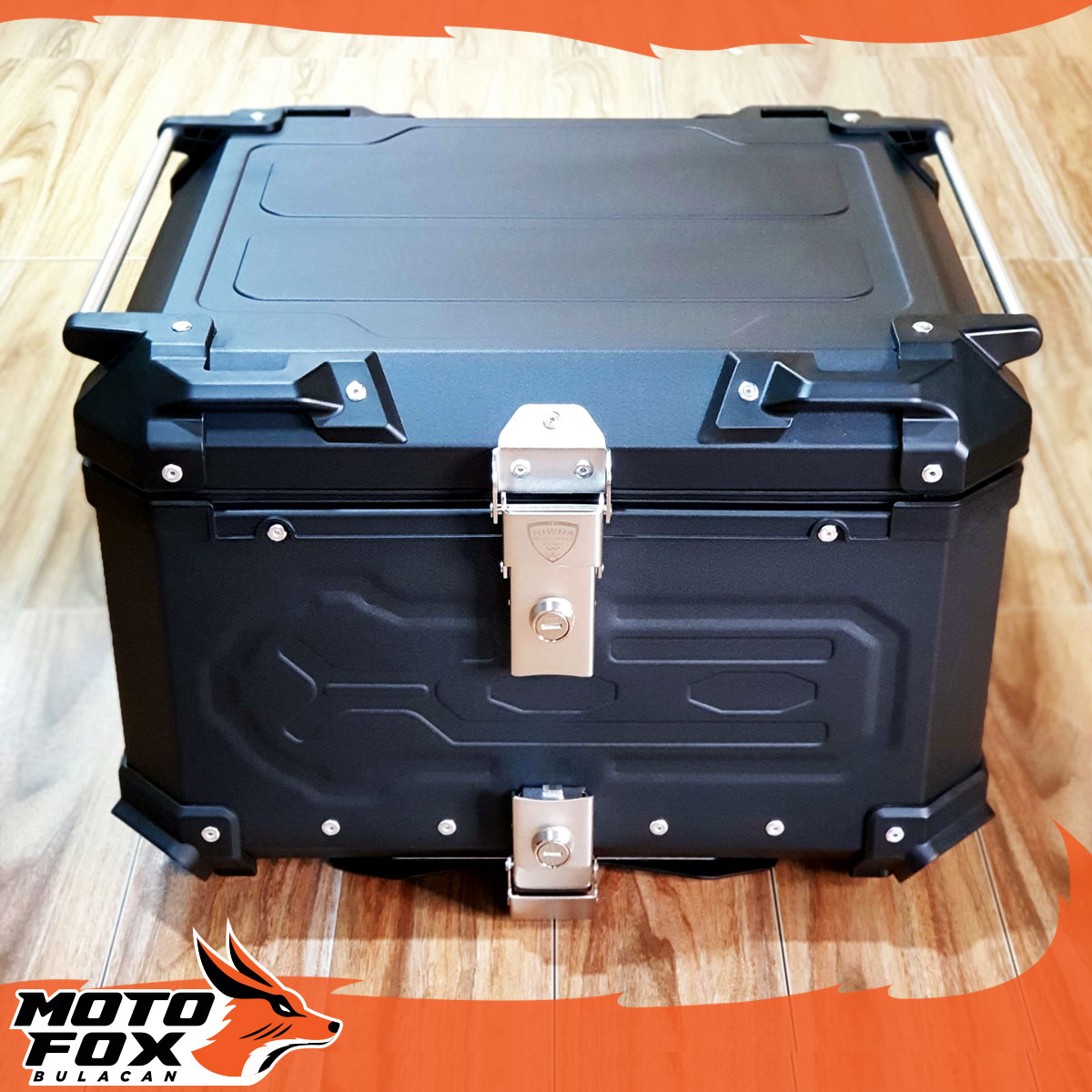 NIWRA Raptor White, Titanium, Black 50L / 50 Liters Alloy Topbox for ...