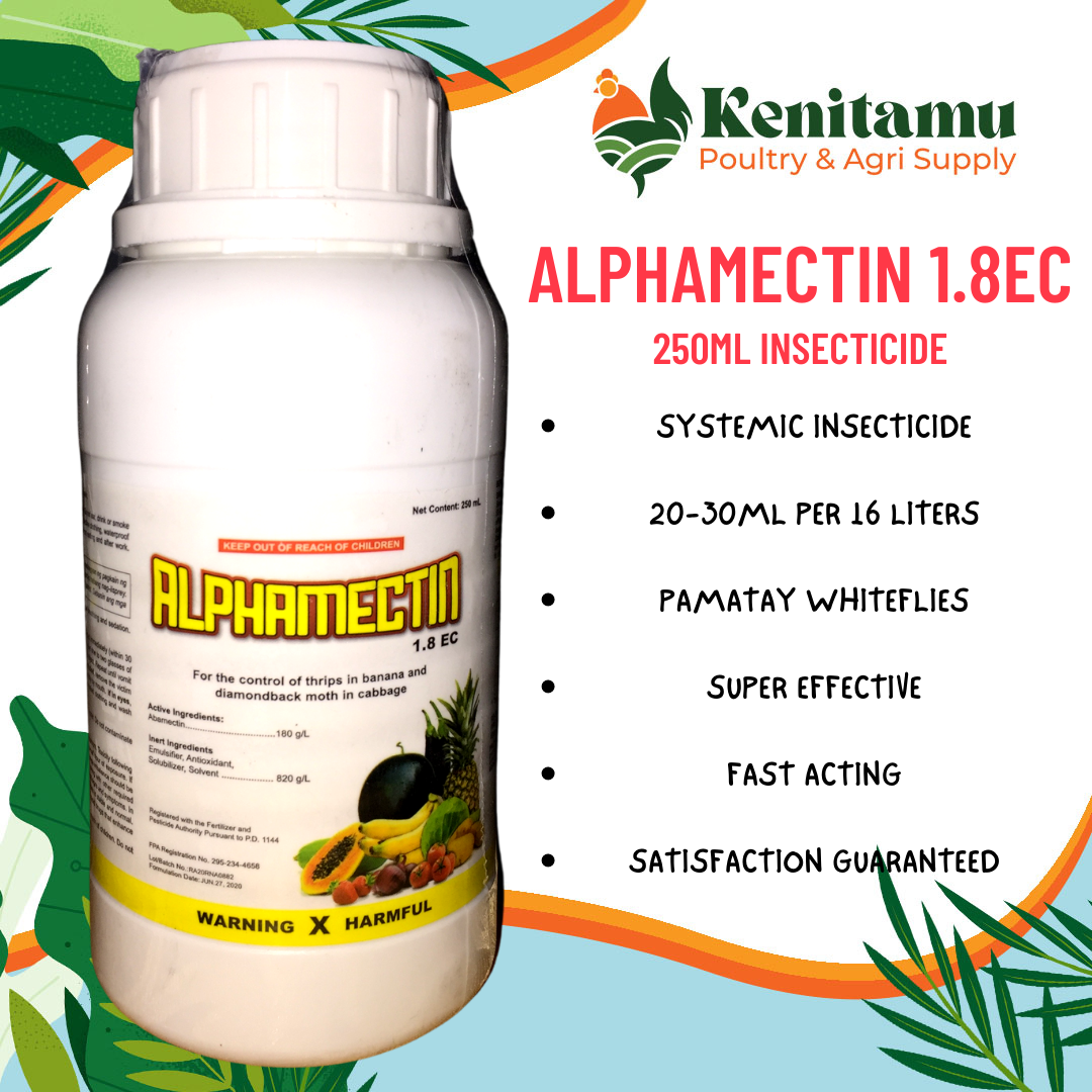 ALPHAMECTIN 1.8EC 250ML INSECTICIDE BY: VANN HAWK FOR PLANT CARE AND ...