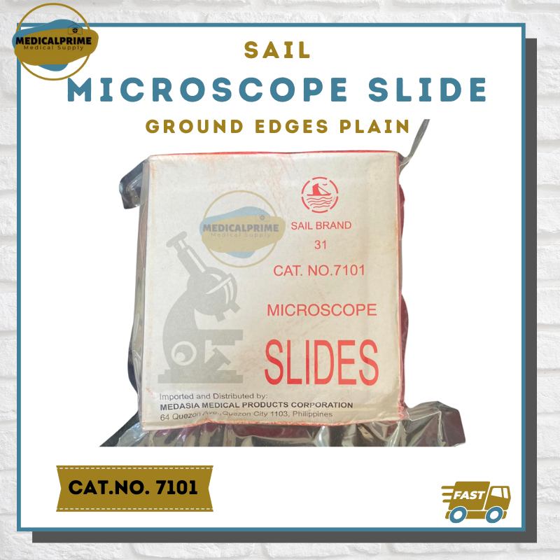 Microscope Glass Slide 72 pcs per pack 7101 (SAIL BRAND) | Lazada PH