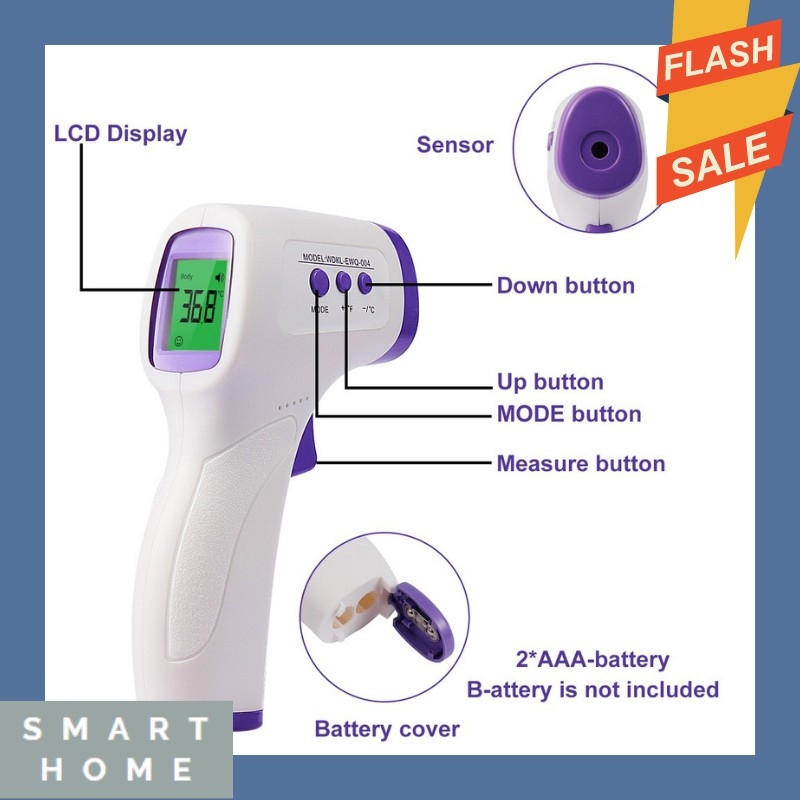 E Ifrared rmometer otact rmometers dy emperature rmometer D ﹍ | Lazada PH