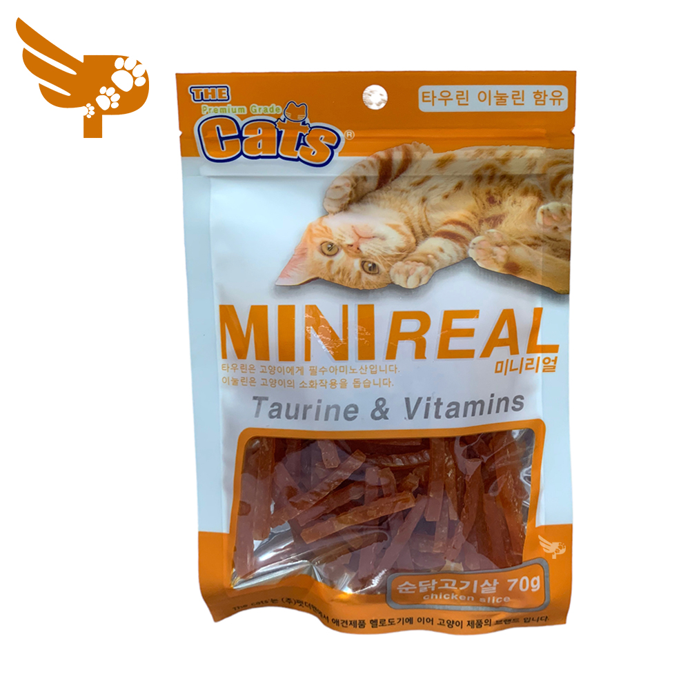 The Cats Mini Real 70g - Chicken Slice - sold per pack - Korean Cat ...