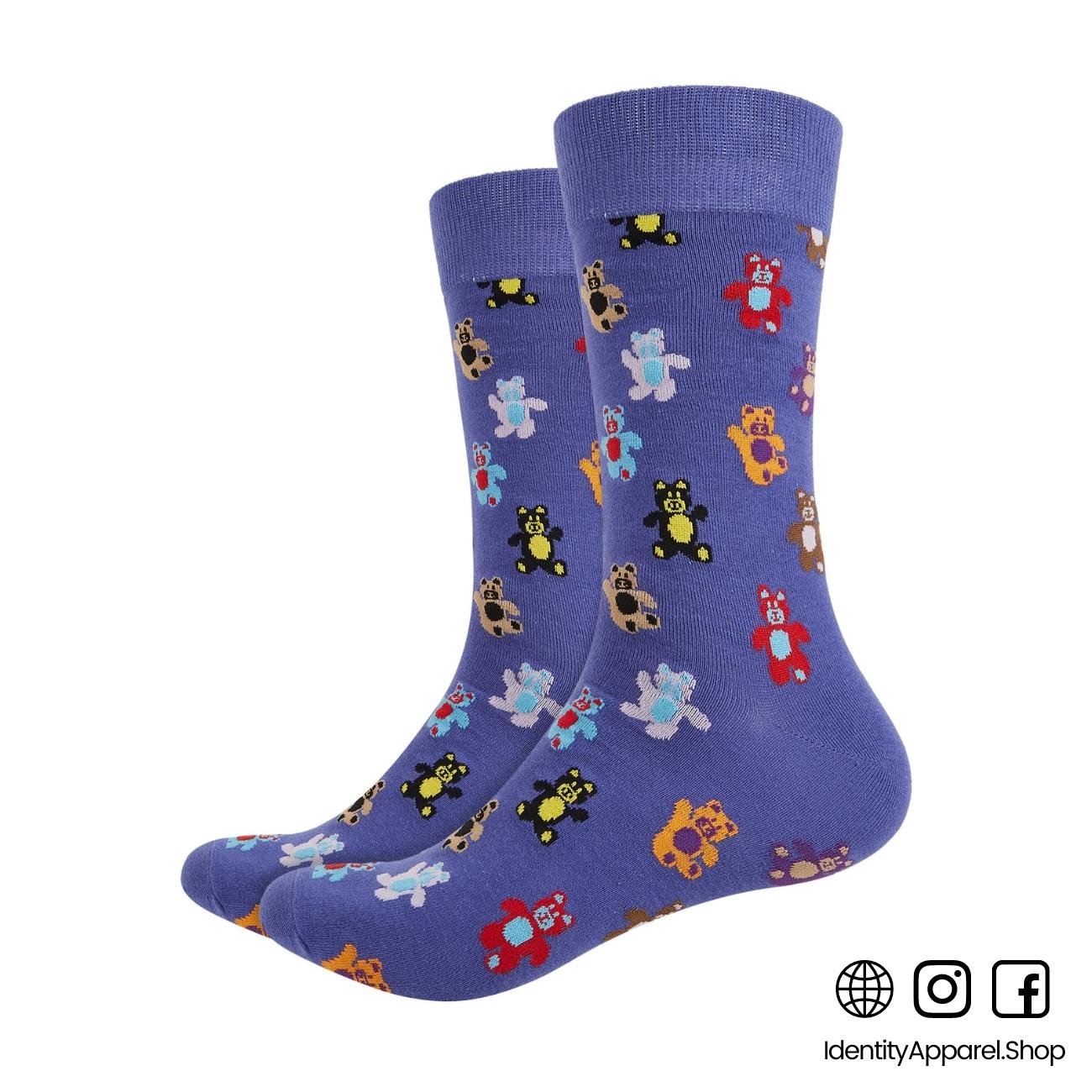 IDENTITY Gummy Bears Printed Crew Length Socks | Lazada PH