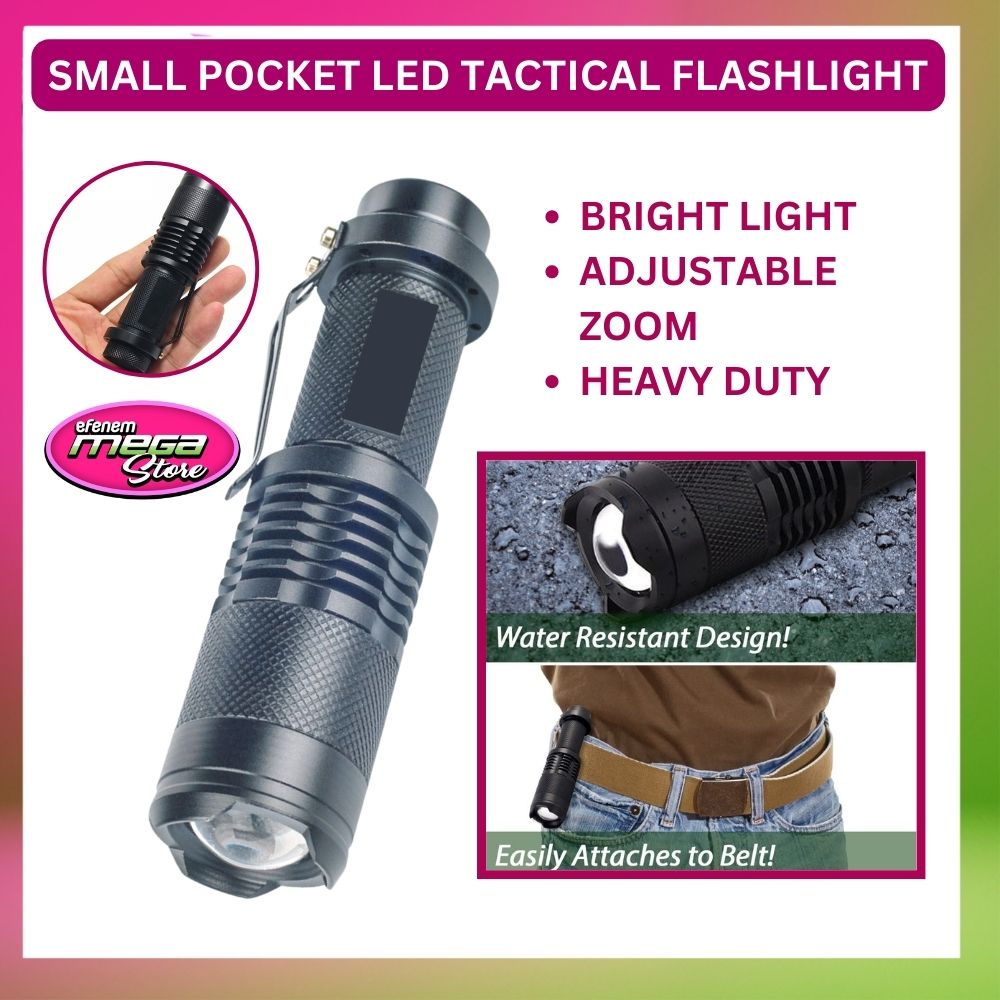 Efenem Mega Store I Tactical Flashlight, Ultra Bright, Small Pocket ...