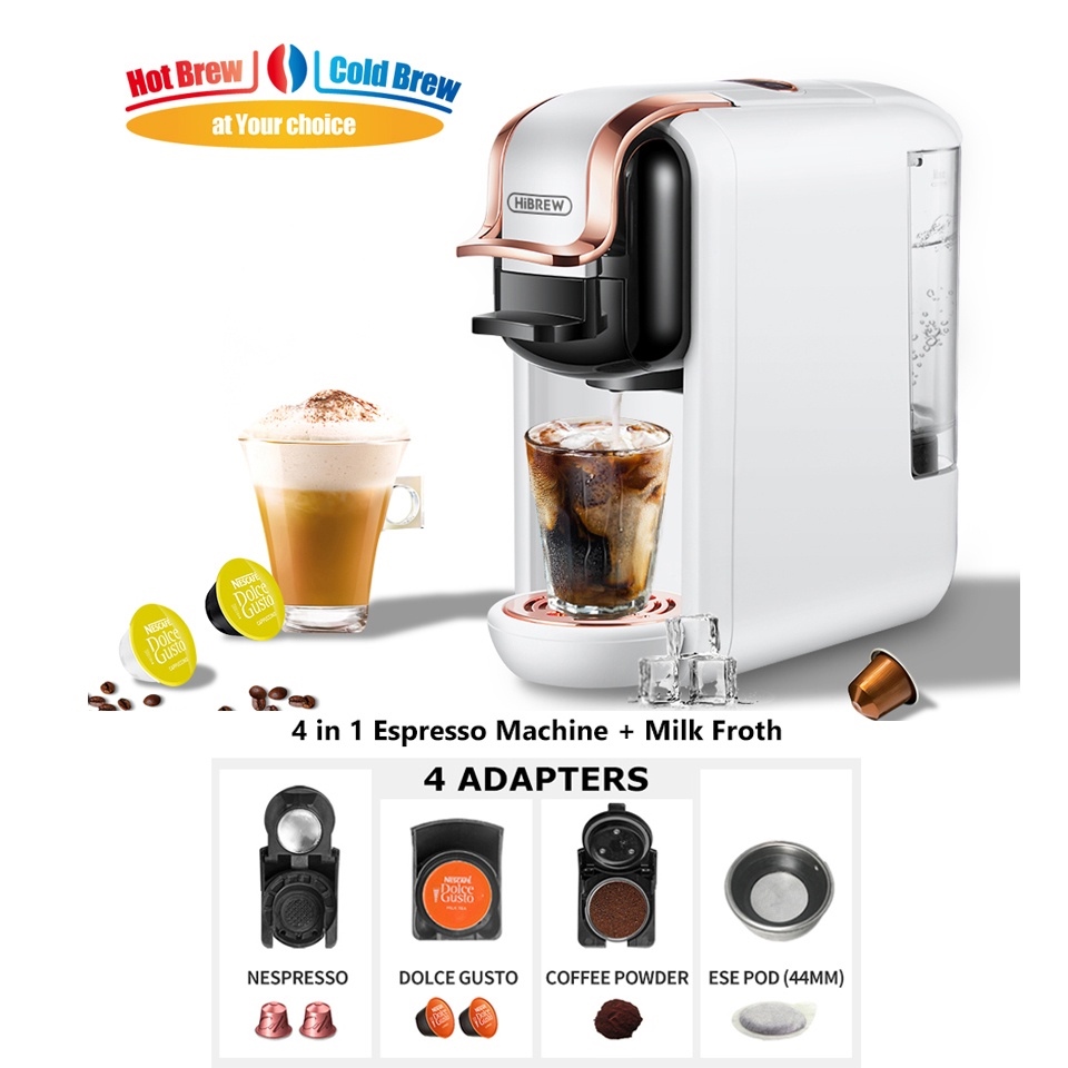 coffee maker 19Bar 5 in1 Multiple Capsule Expresso Coffee Machine Epod ...