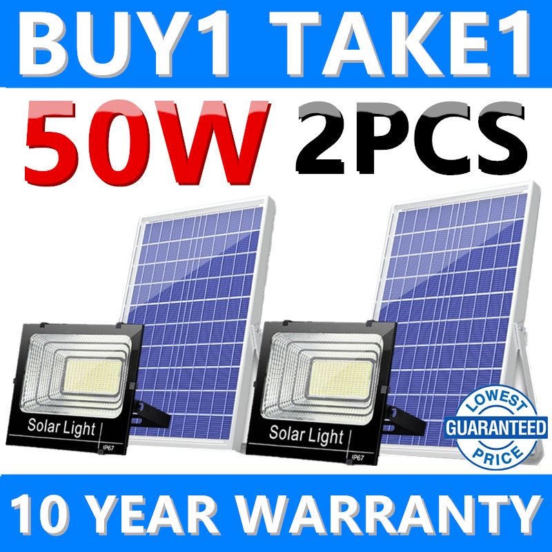 LED Flood Solar Light 500W Outdoor Street Lamp Waterproof IP67 With ...