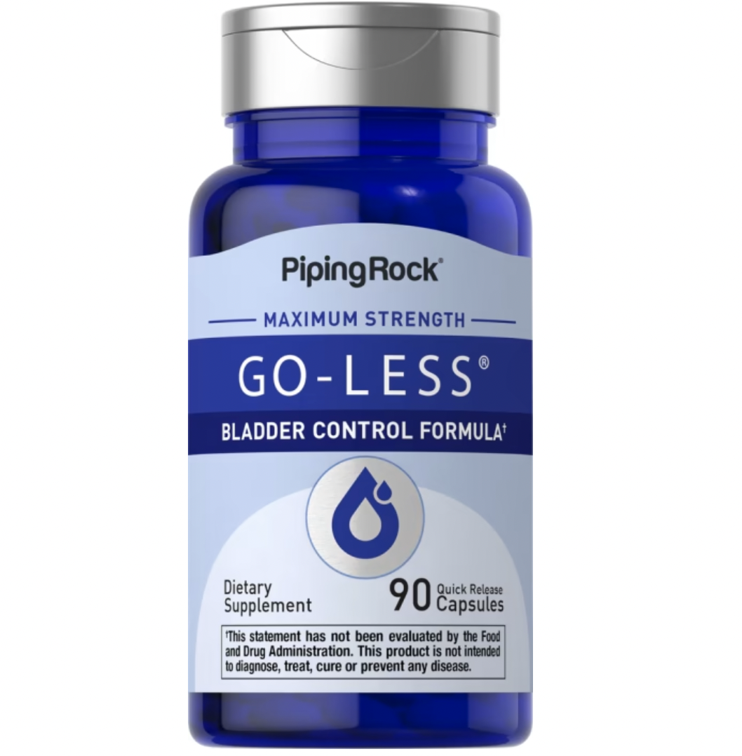 PipingRock Go-Less Bladder Control (Maximum Strength), 90 Capsules ...