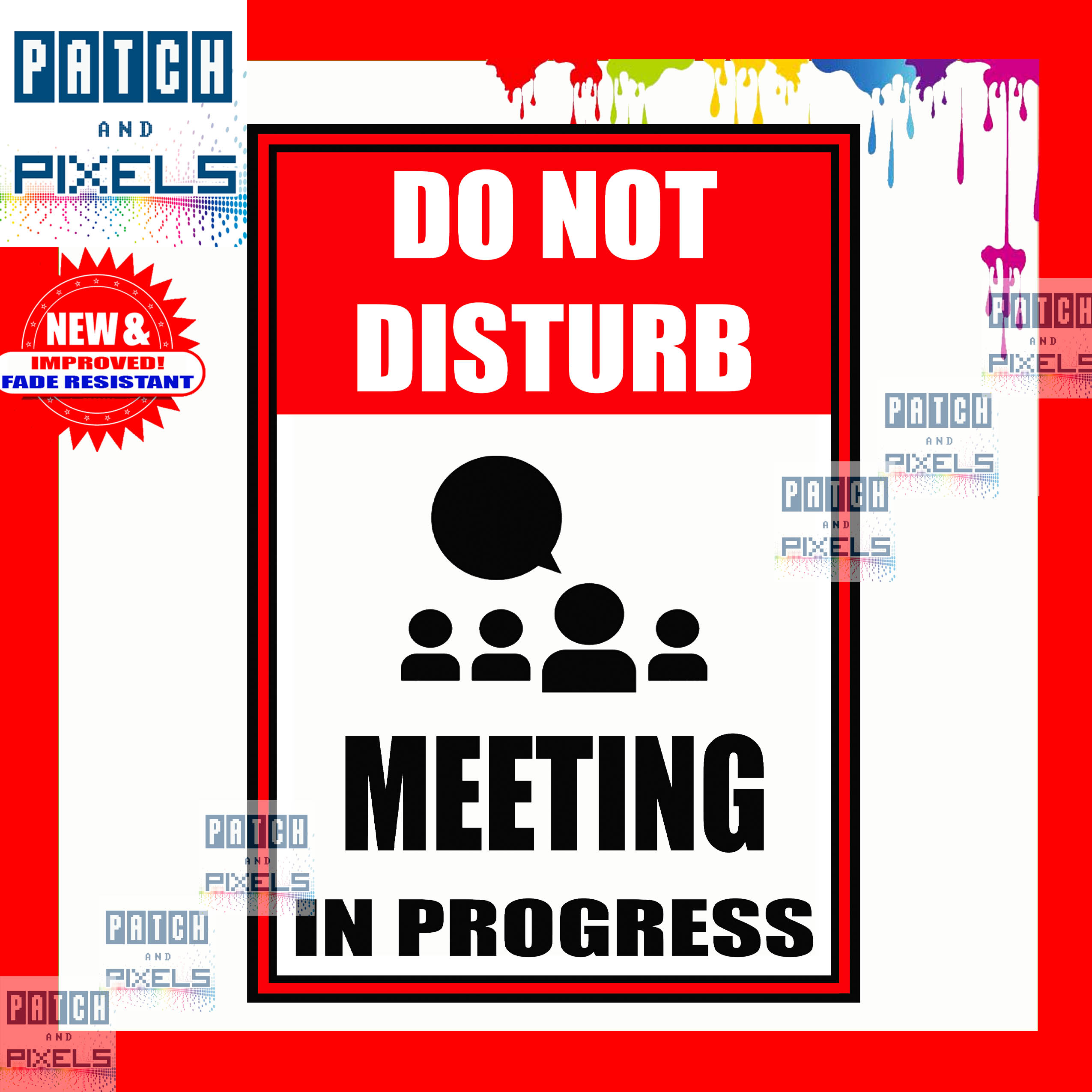 Do Not Disturb Sign Laminated/PVC/Sticker/Metal Sheet (8 x 11 inches ...