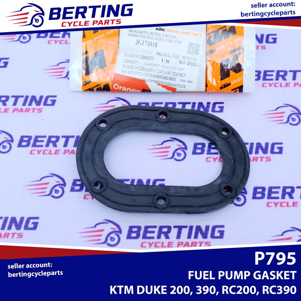 KTM GASKET FUEL PUMP Duke 200 390 RC200 RC390 V1 Genuine JG171018 ...
