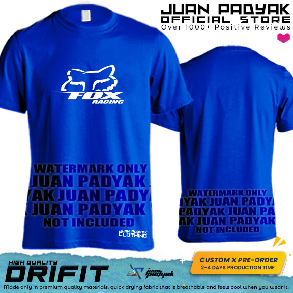 Fox T-shirt 100% Cotton Fruit of the Loom | Lazada PH