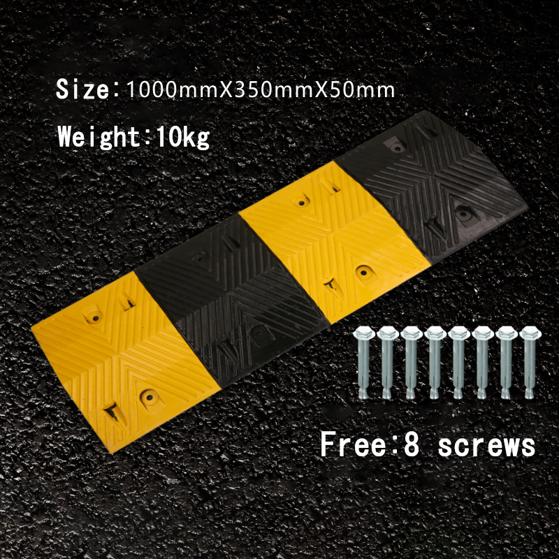 100CM Heavy Rubber Modular Humps Speed Bump Hump Cable Protecto Wide ...