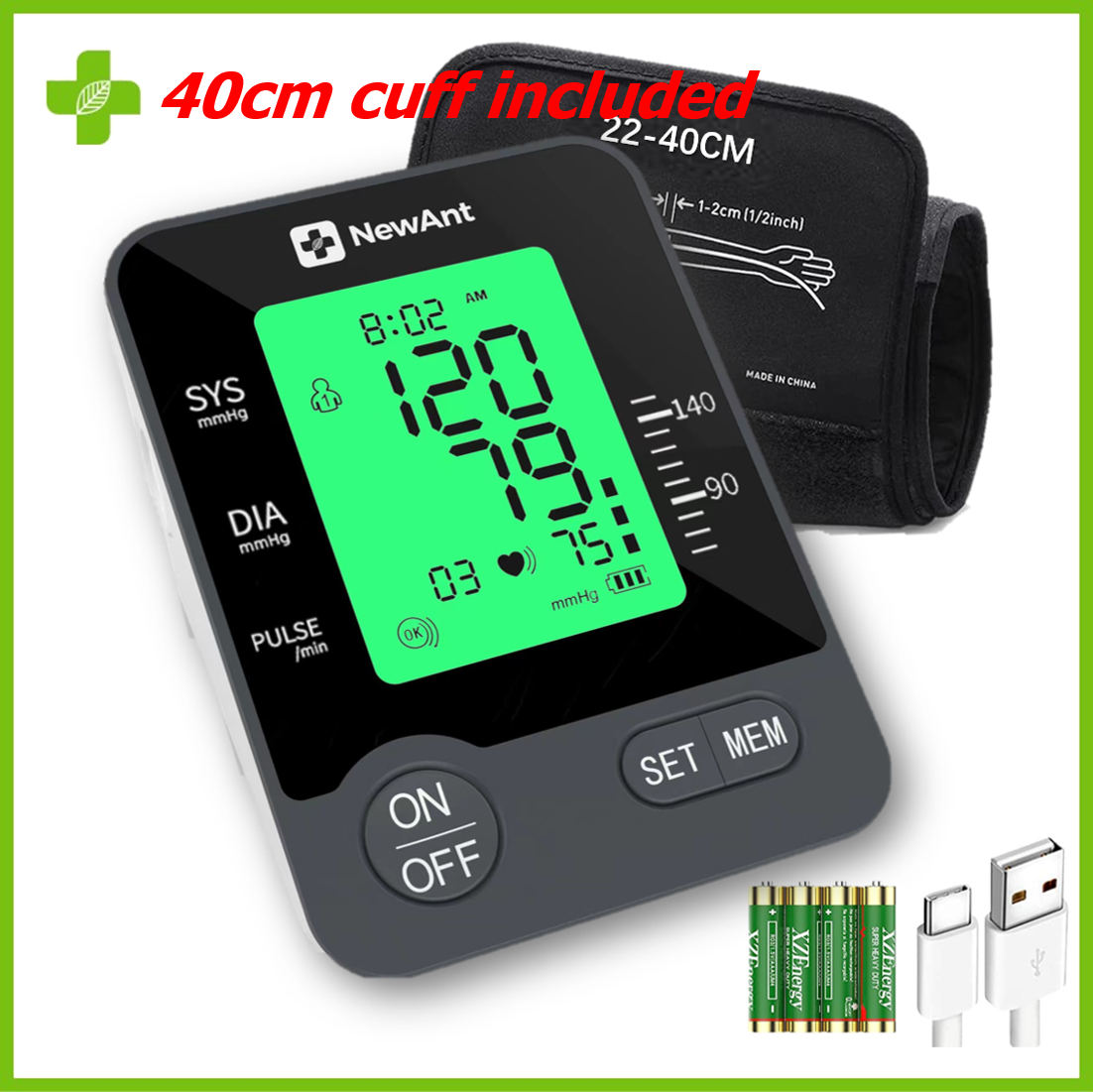 Blood Pressure Monitor Digital with Charger Original Blood Pressure ...