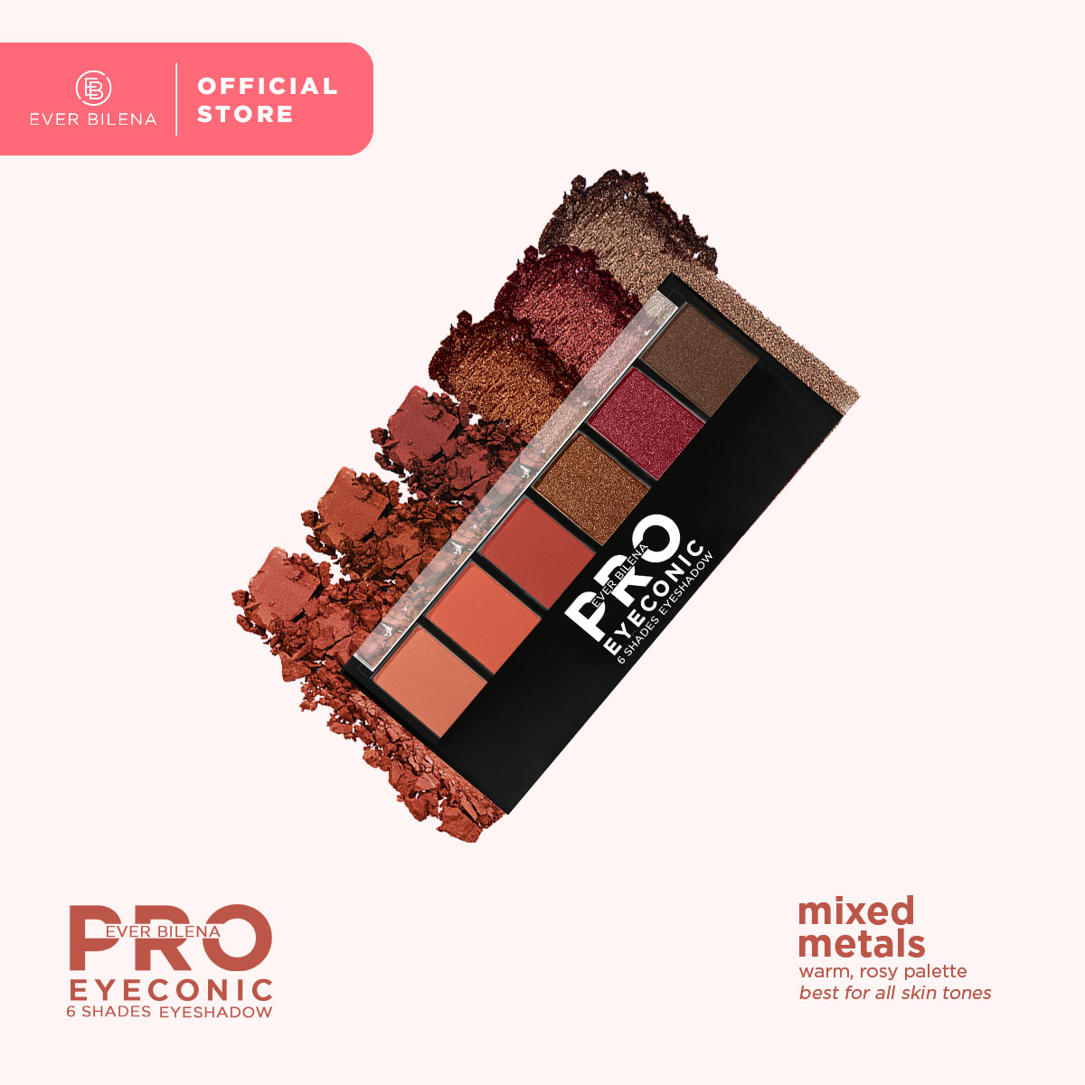 EB Pro Eyeconic 6 Shades Eyeshadow [Eyeshadow Palette, Multi use ...