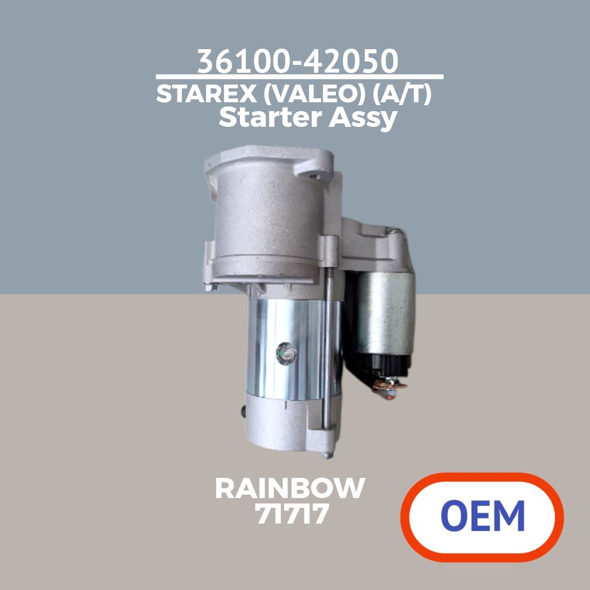 3610042050 Starter Assy for HYUNDAI Starex (VALEO) (A/T) [OEM] Part ...