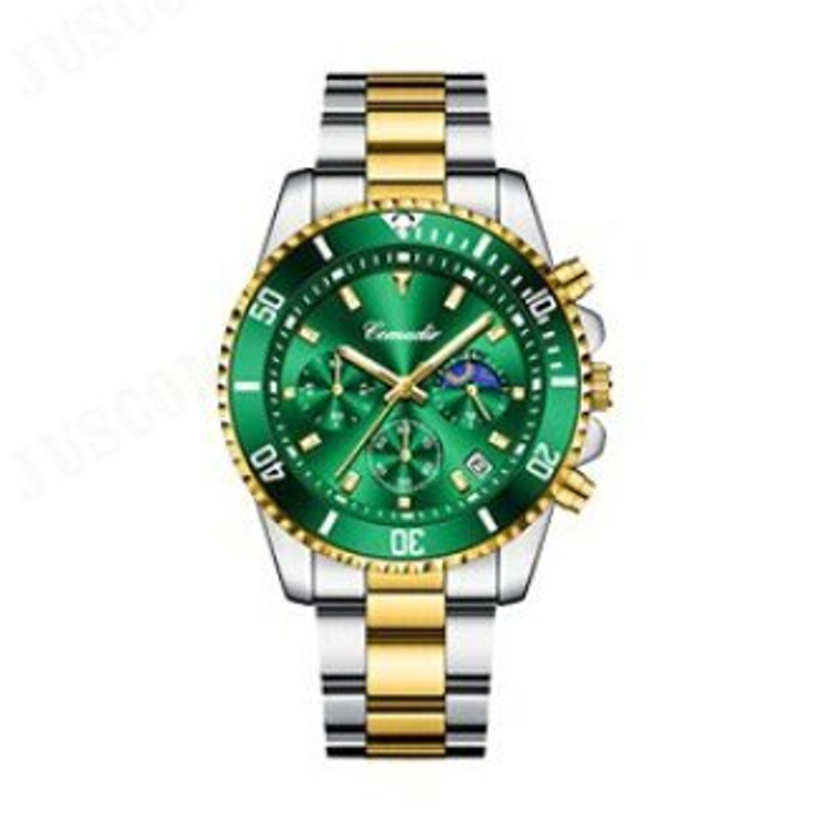 juscomart Stylish Quartz Watch for Men with Automatic Selfwinding Three ...