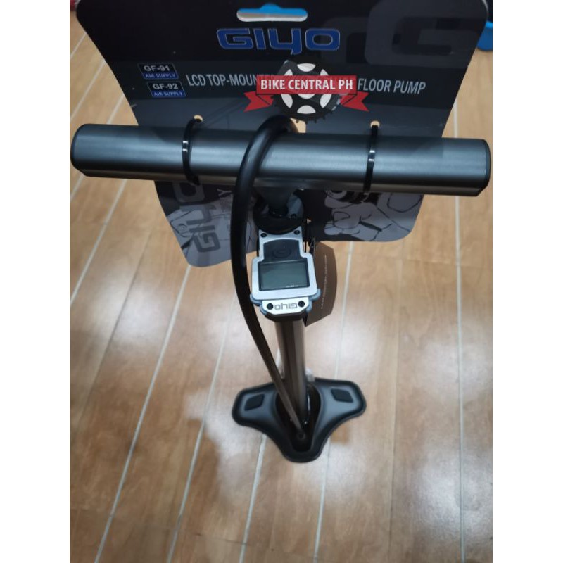 GIYO LCD Top Mounted Digital Gauge Floor Pump | Lazada PH