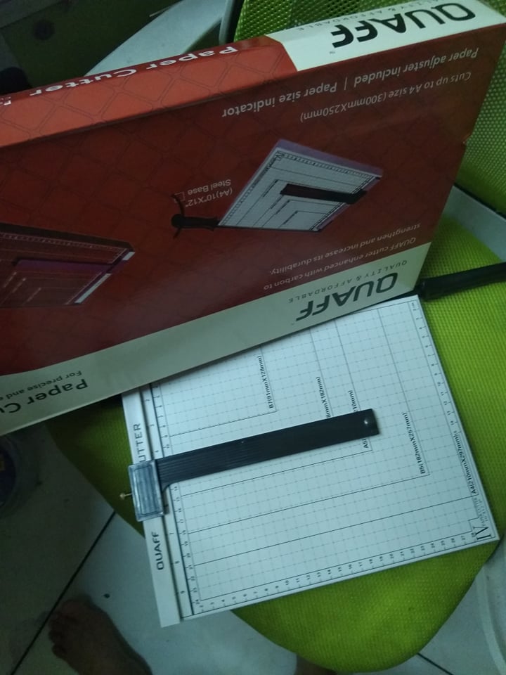 QUAFF PAPER CUTTER A4 ( METAL AND WOOD ) | Lazada PH