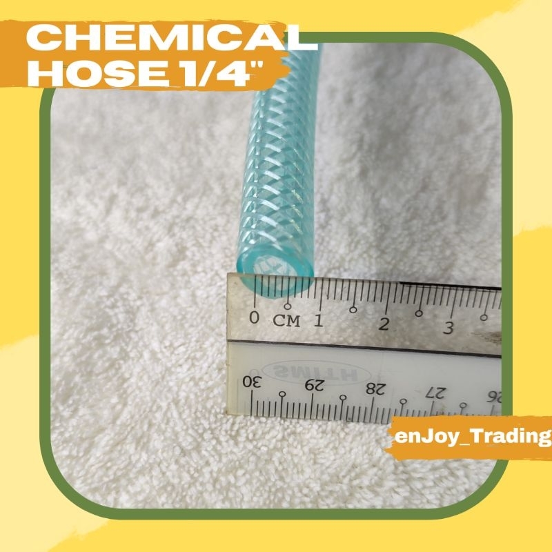 PER METER SUPERFLEX Reinforced Chemical Hose 3/16" 1/4" 5/16" 3/8" 1/2 ...