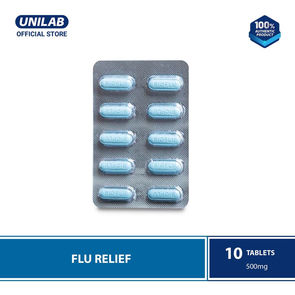 Unilab Bioflu 10 Tablets - Medicine for Relief of Flu and other ...