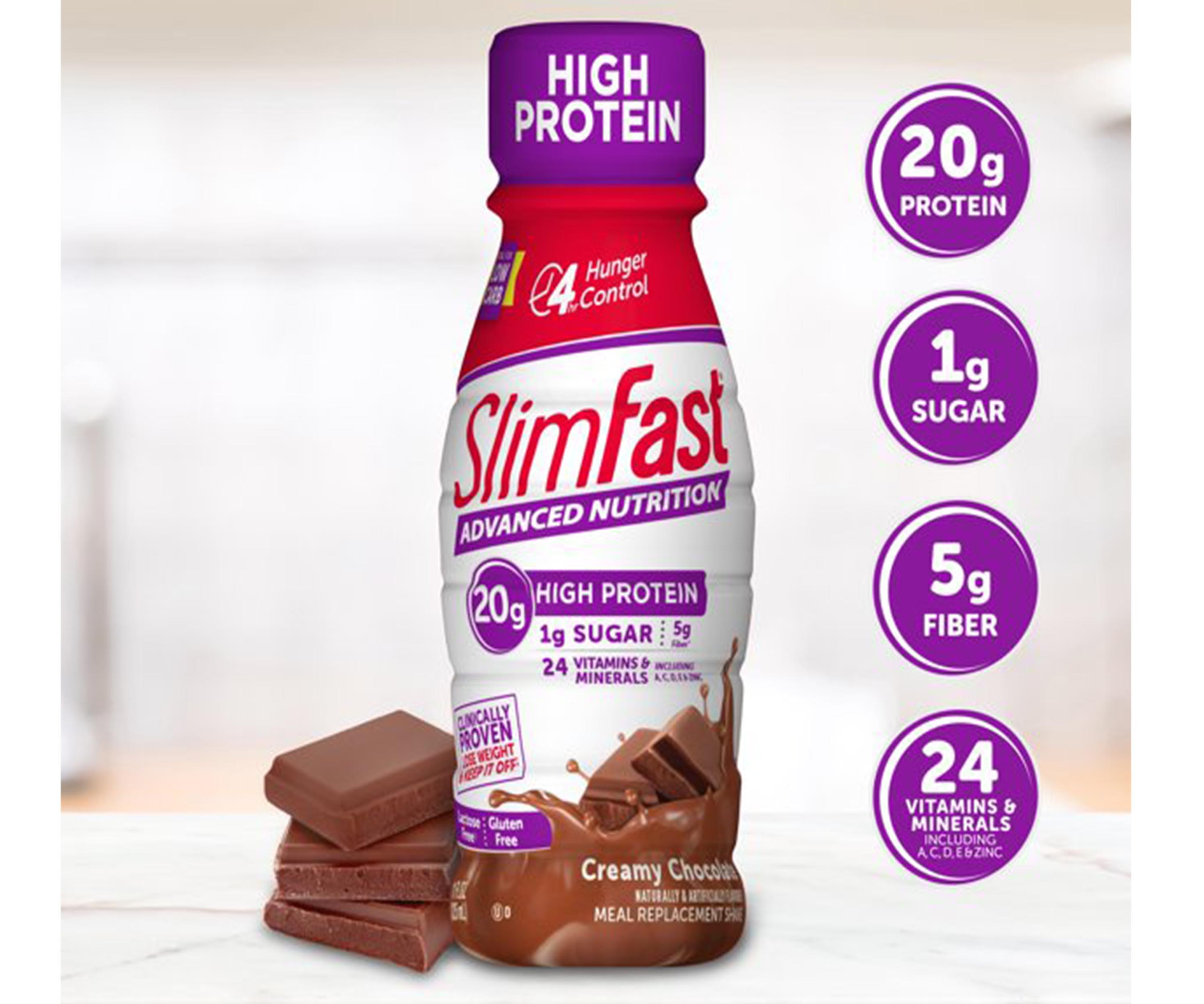 Slim Fast Advanced Nutrition Creamy Chocolate Shake 325mL | Lazada PH