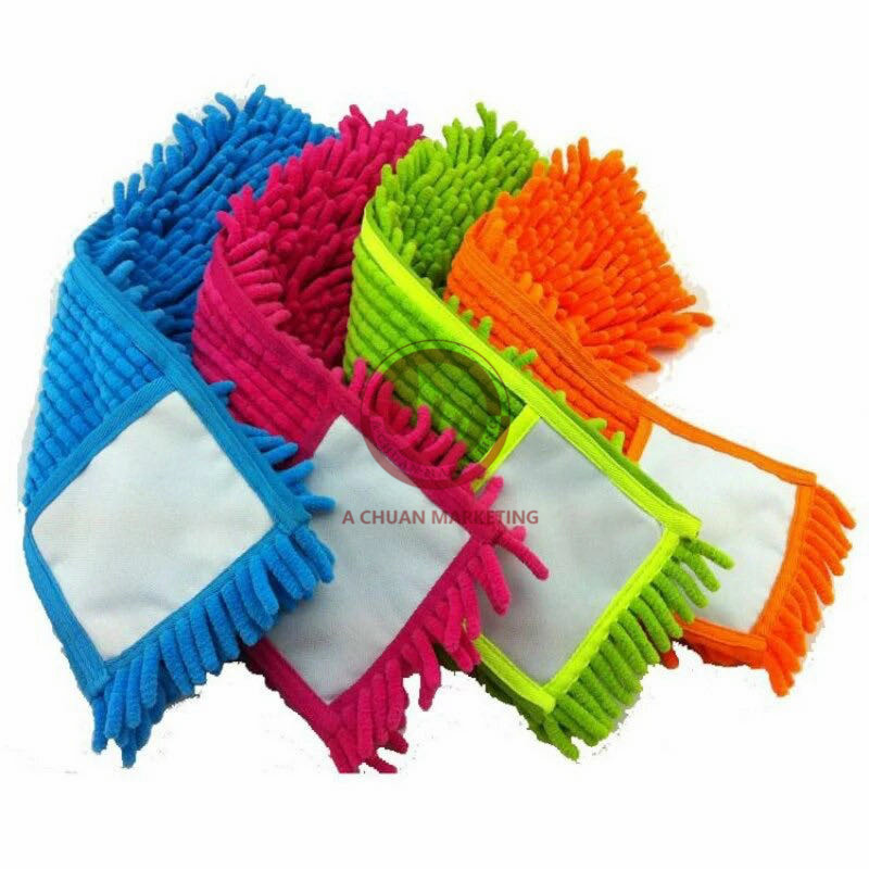 Wet and Dry Cleaning Flat Microfiber Floor Cleaning Mop with Long ...