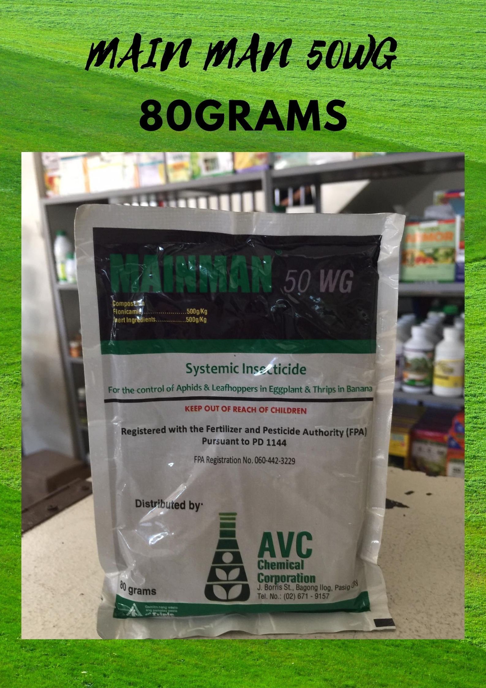 Mainman Sachet Systemic Insecticide 80grams | Lazada PH
