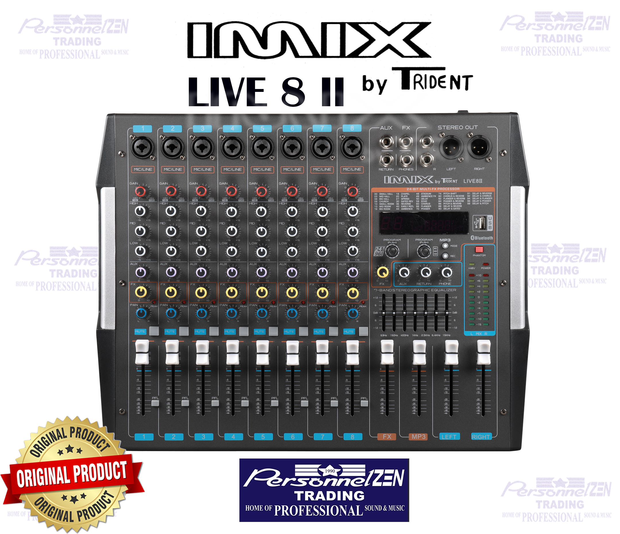 IMIX Live 8 II IMIX by Trident 8 Channel Mixer ORIGINAL | Lazada PH